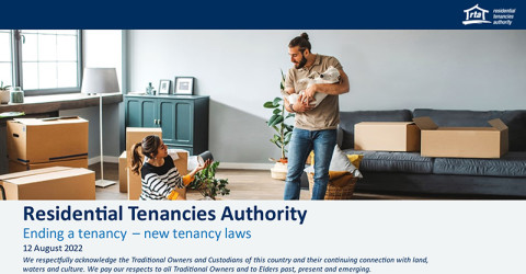 RTA Webinar: October 2022 rental law changes - Part 1 Ending tenancies ...