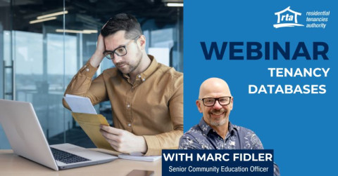 Webinar - Tenancy databases | Residential Tenancies Authority