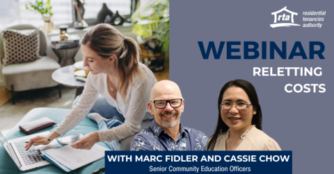 Webinar - Reletting costs | Residential Tenancies Authority